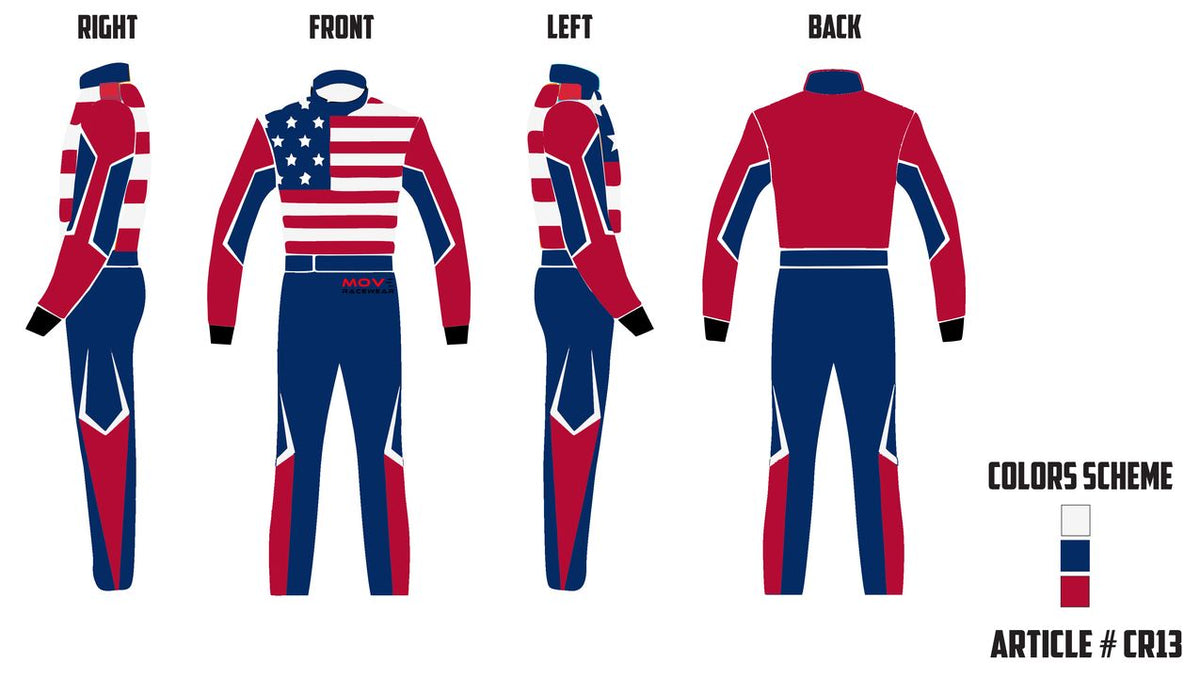Custom made car racing suit, SFI 3.2a/5 for Randy Diffee (Final deposi ...