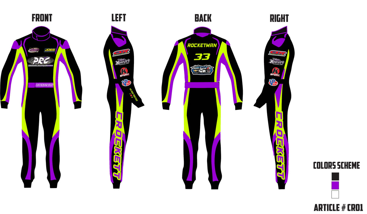 Custom made car racing suit, SFI 3.2A/5 approved Double layer suit. (B ...