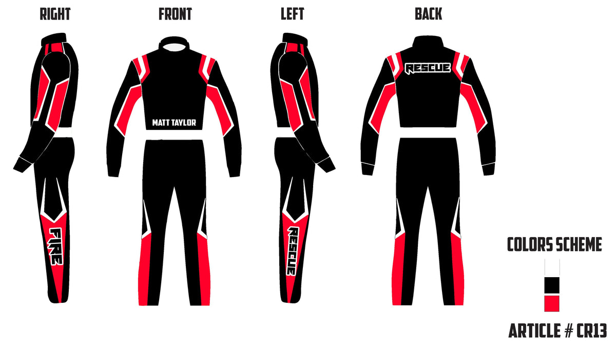 Custom made car racing suit, SFI 3.2A/5 approved Double layer suit. (B ...
