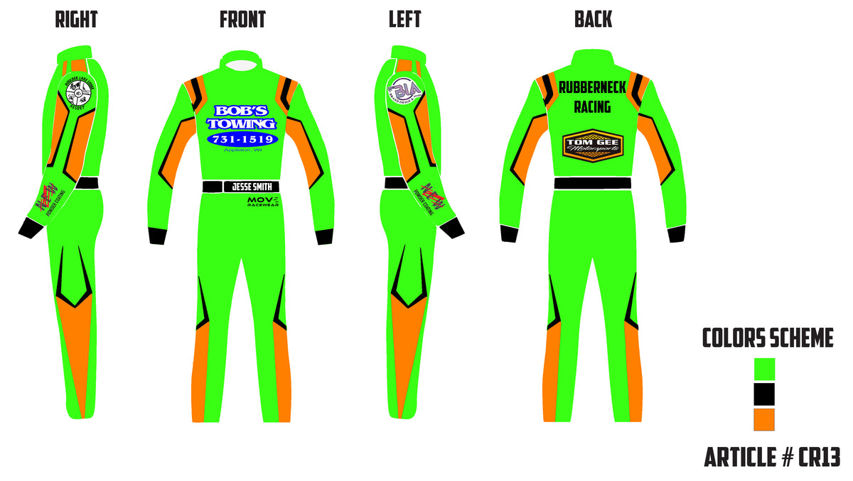 Custom car racing suit SFI 3.2a/5 approved One piece suit (50% Final D ...