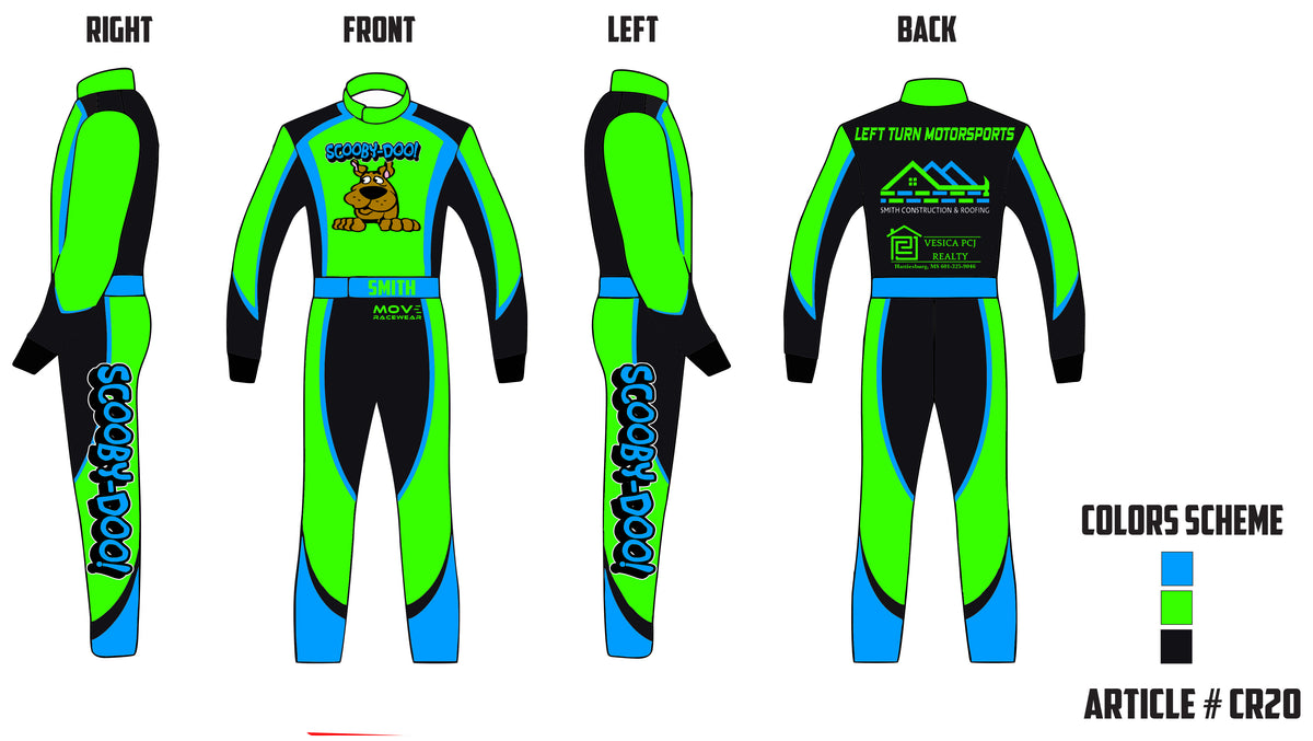Custom made car racing suit, SFI 3.2A/5 approved. (50% final Deposit ...