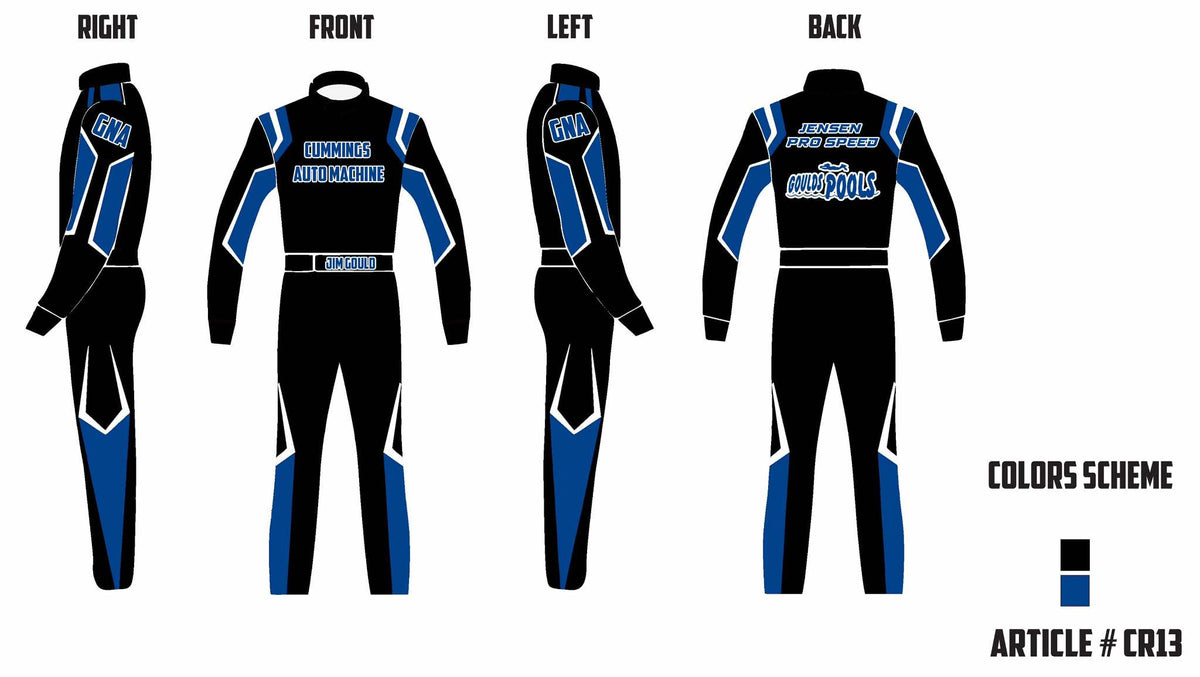 Custom made car racing suit with free matching shoes and gloves. SFI 3 ...