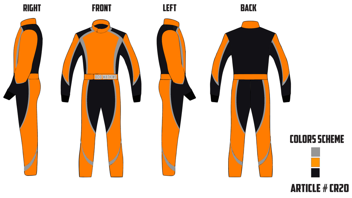 Custom made car racing suit, SFI 15 approved. (50% Upfront deposit ...