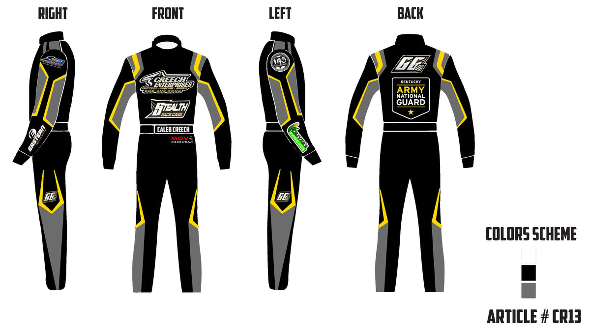 Custom made car racing suit, SFI 3.2a/5 approved. (50% Upfront deposit ...