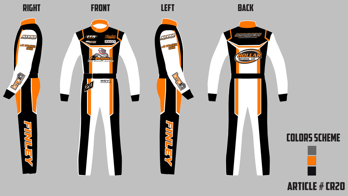 Custom made nomex car racing SFI 3.2A/5 approved double layer suit ...